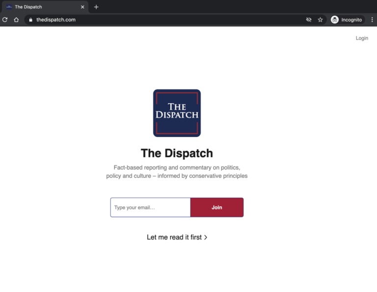How The Dispatch made Substack work for them | The Membership Guide